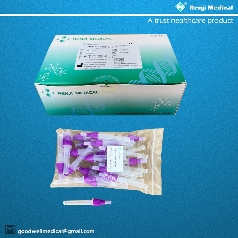 COVID-19 Antigen Nasal Swab Test Kit (Coloidal Gold) CE Marked ชุดทดสอบ ...